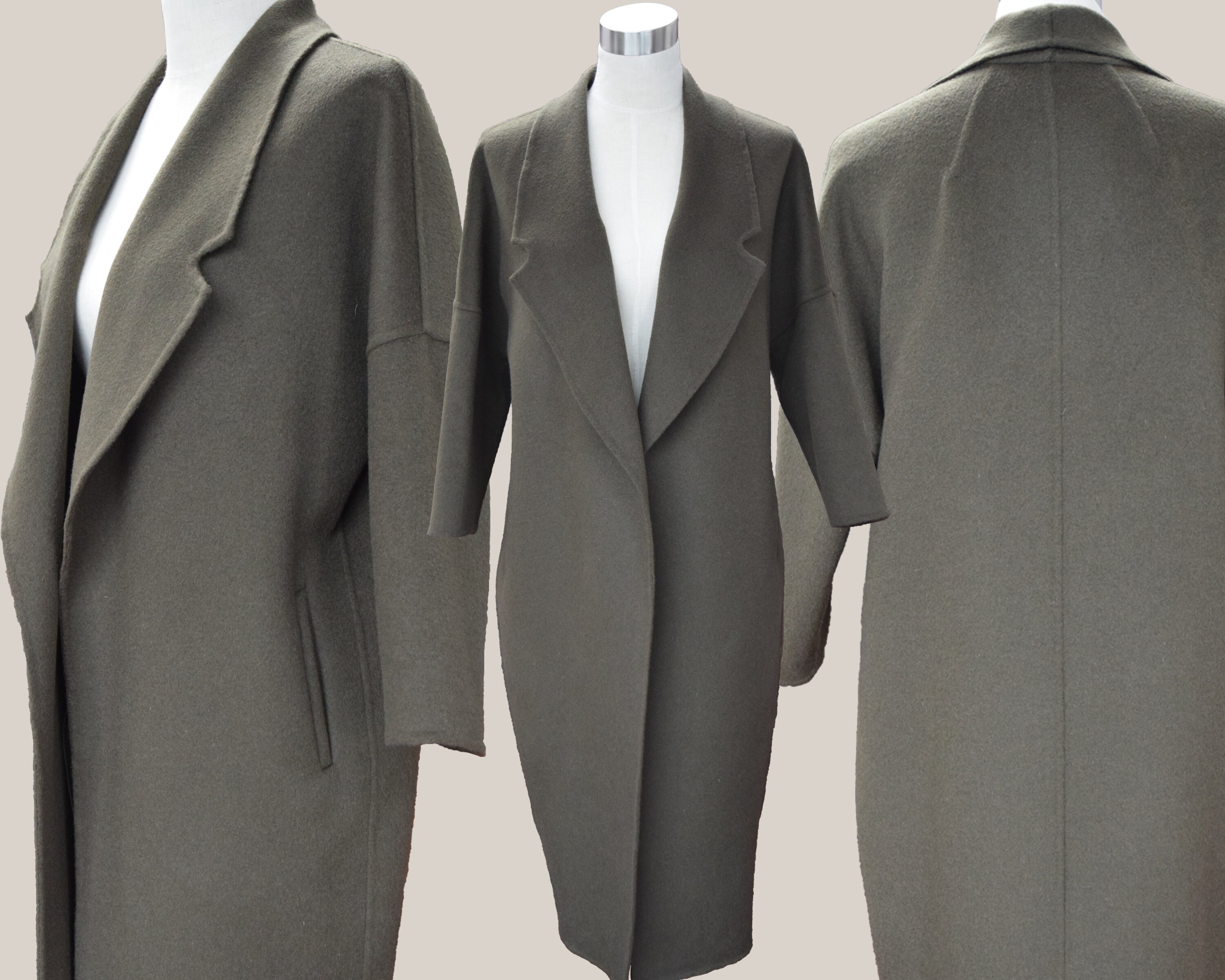 Women's Wool Coat Custom Made to Order for the Perfect Fit | Etsy