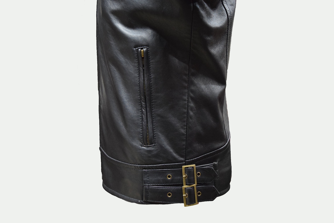 Custom Men's Leather Jacket Handmade Bespoke Jacket - Etsy