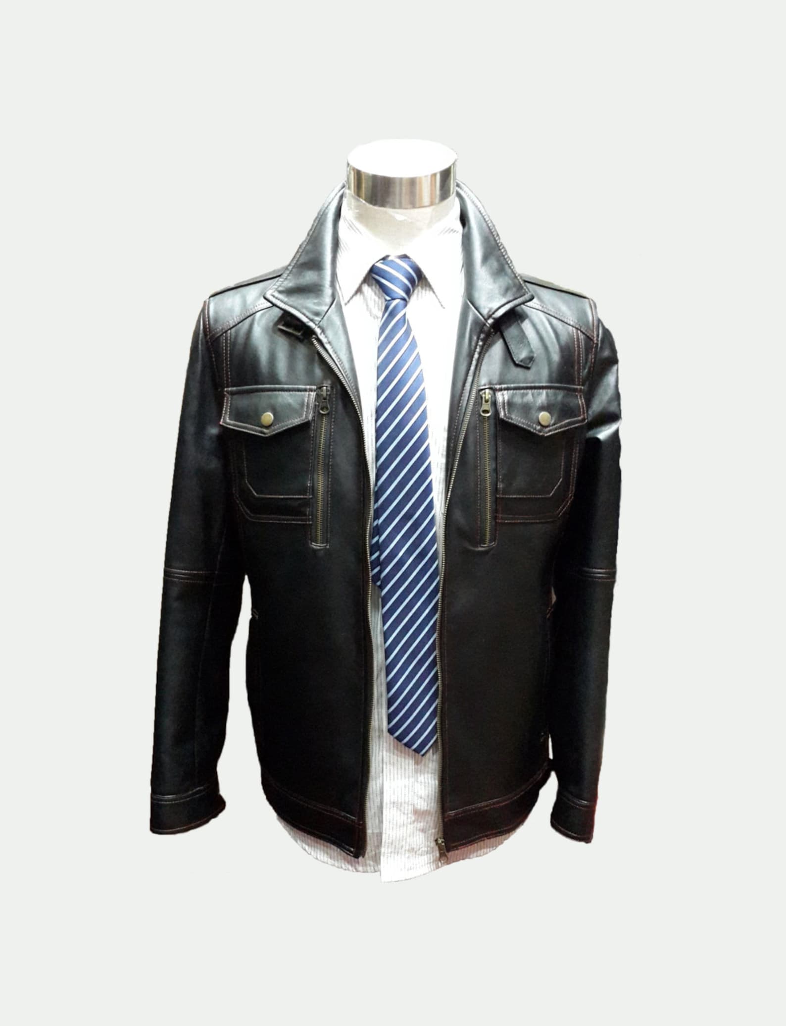 Custom Leather Jacket Men's Leather Jacket Black - Etsy