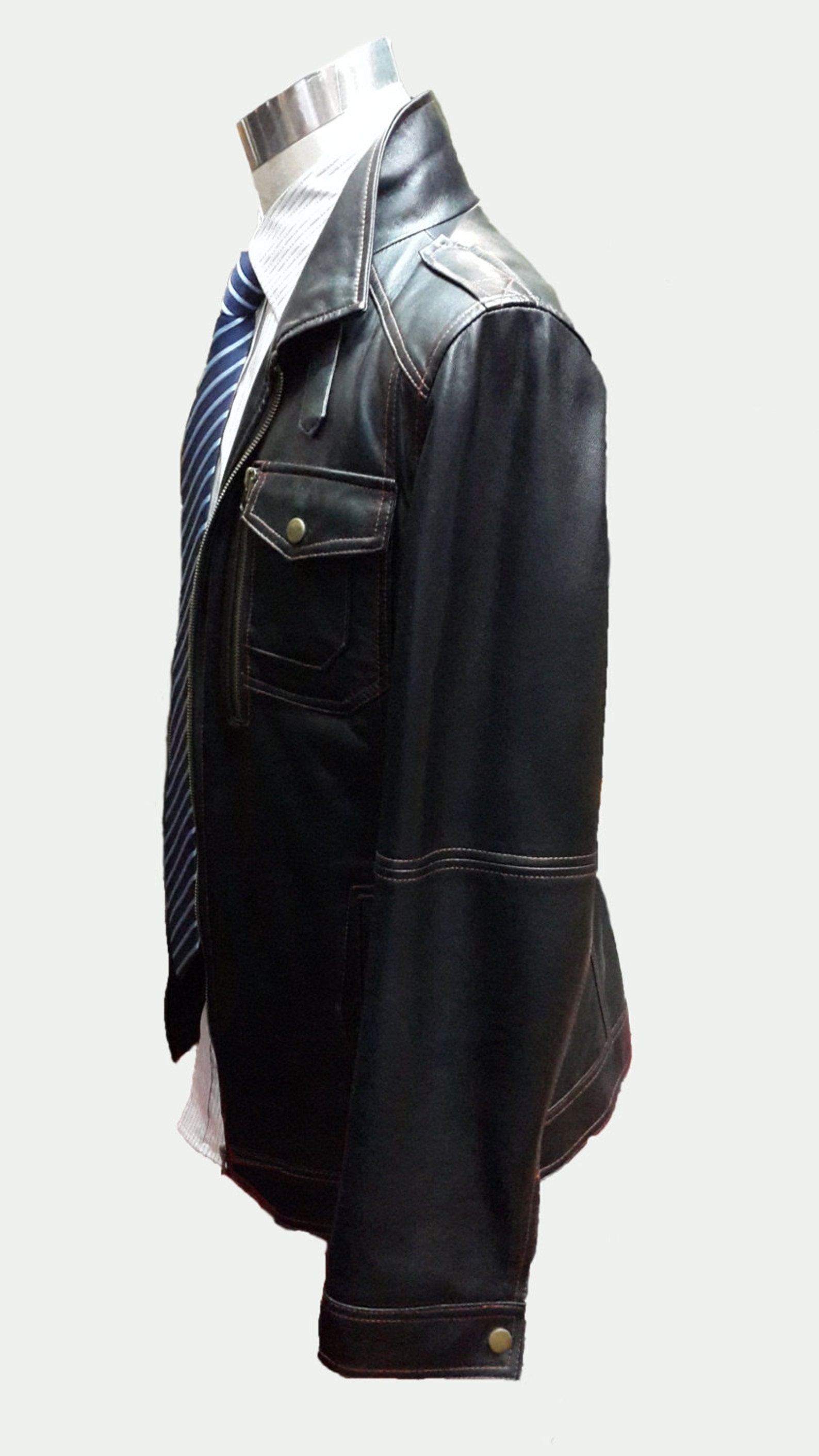 Custom Leather Jacket Men's Leather Jacket Black - Etsy