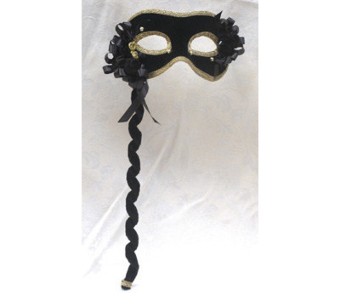 Masquerade Masks lady for Woman Mask With Handle - Etsy