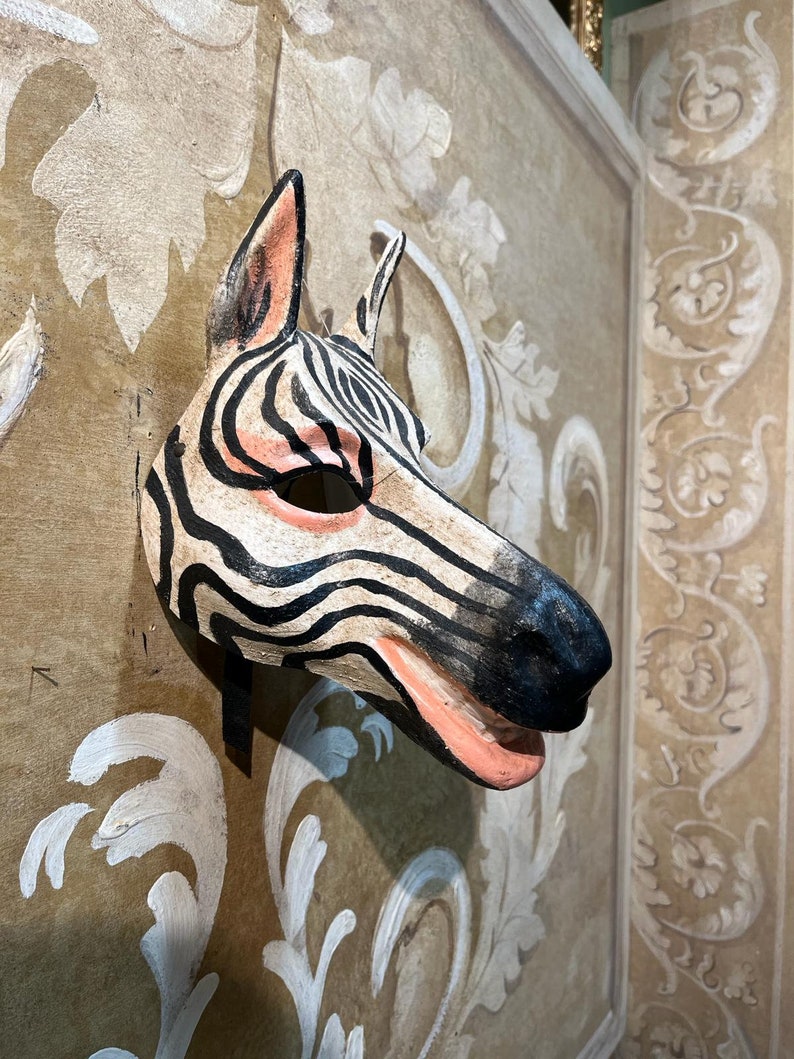Venetian Mask,zebras Mask,original Mask - Etsy
