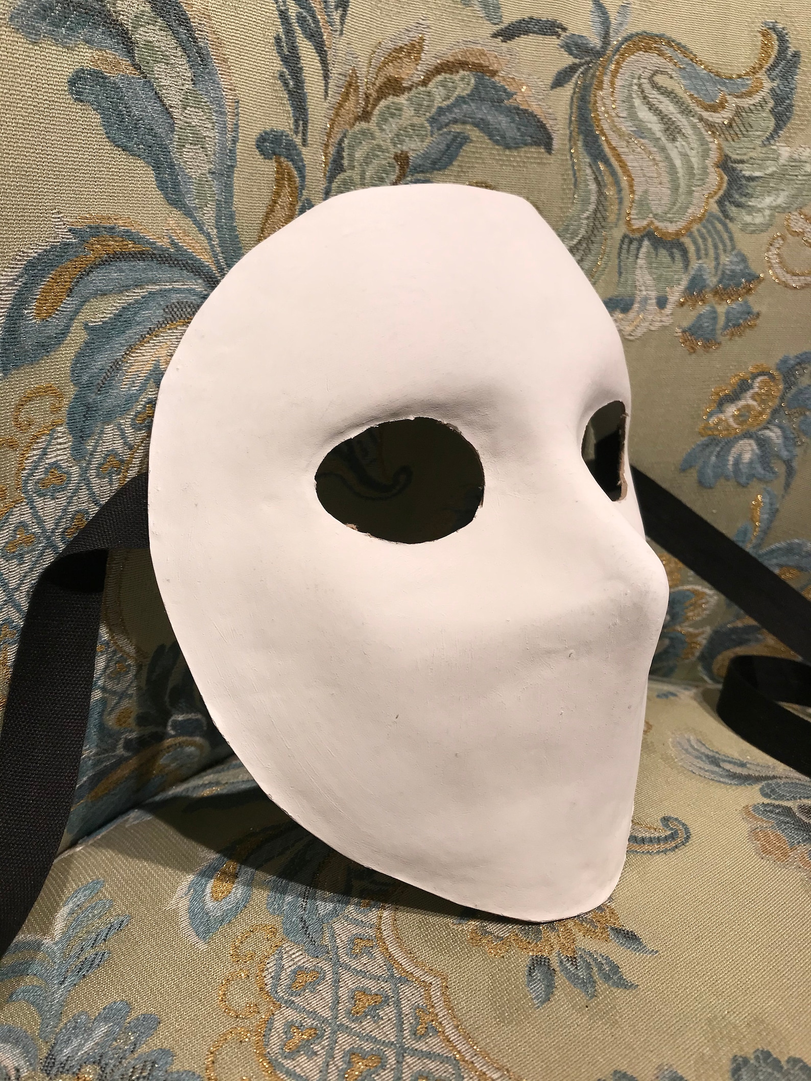 Maschera Veneziana,White Moretta Mask To Paint - Etsy Italia