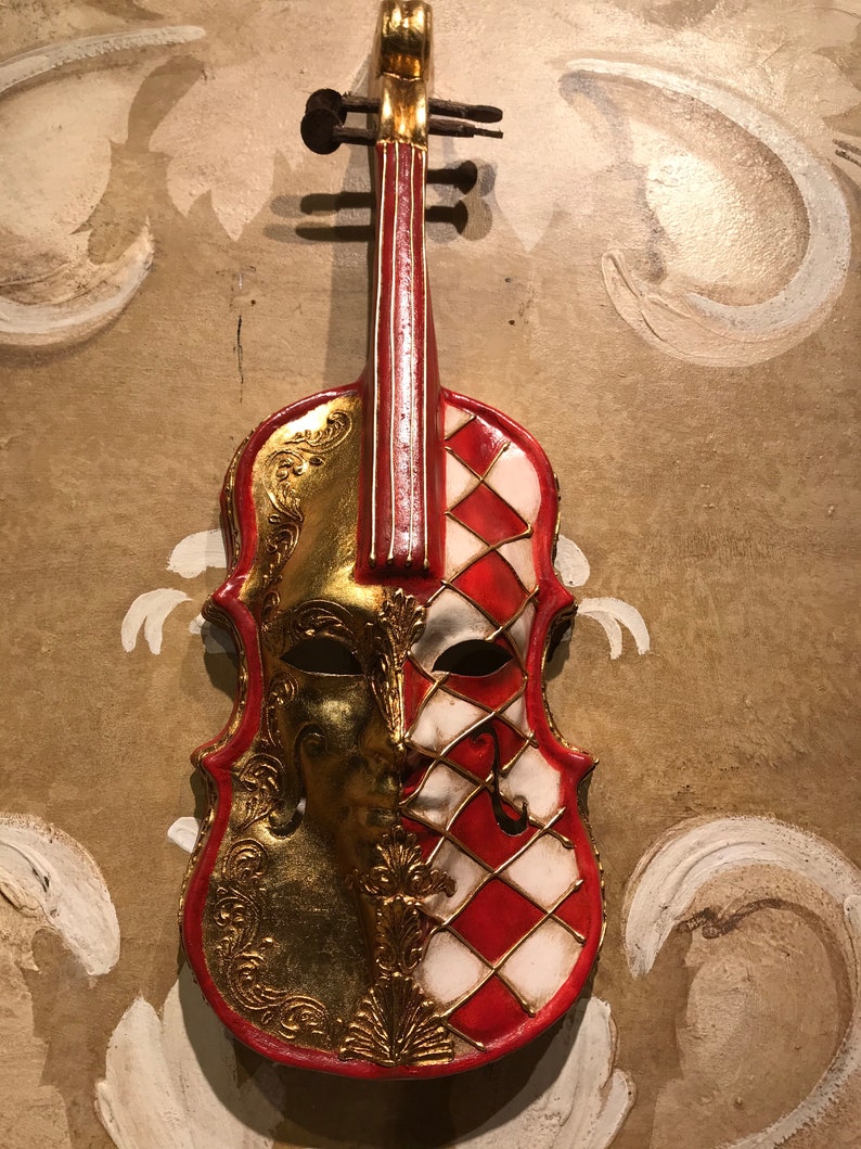 Venice MaskVenetian ViolinHand Made Original Mask | Etsy