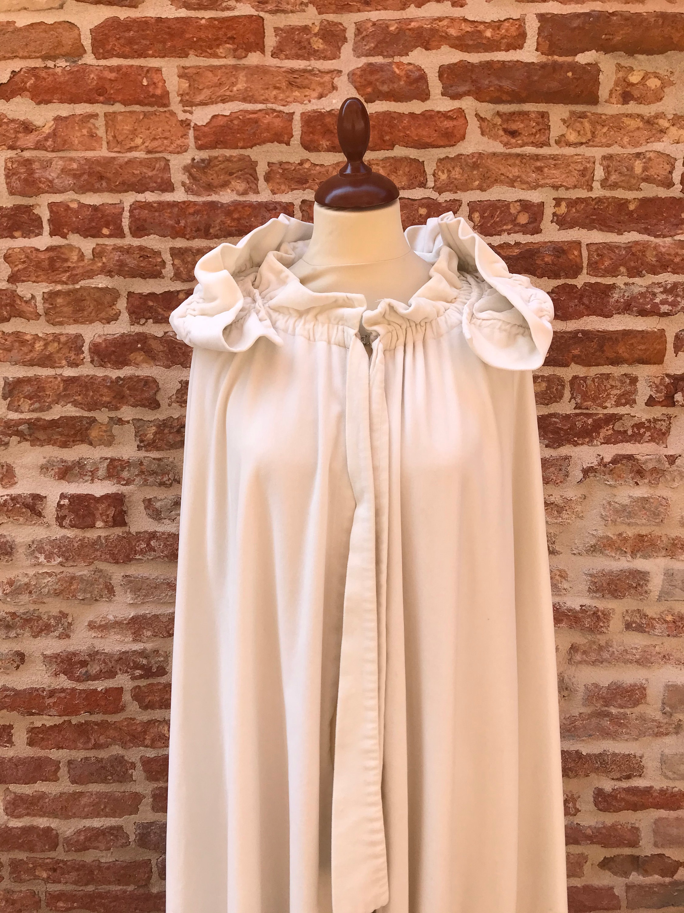 White Velvet Capeoriginal Hand Made in Italy - Etsy