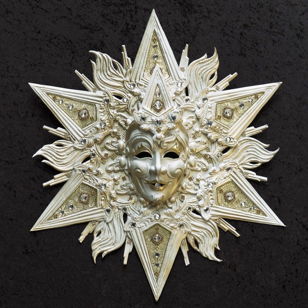 Venetian Mask,baroque Sun,original Venice Mask - Etsy