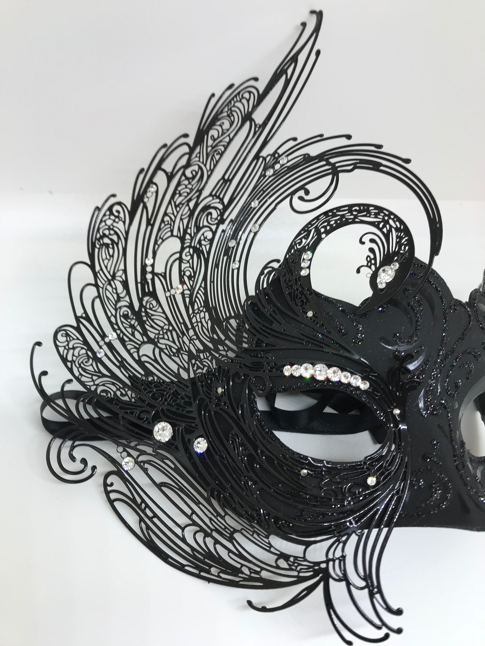 Colombina Cignetta Venetian Mask Masquerade Mask for Women | Etsy