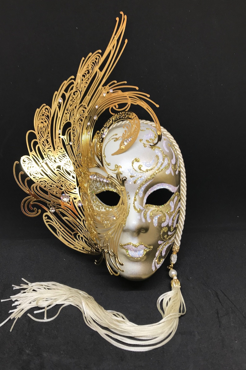 Venetian Mask for Decoration Cignetta Midi Fc01 - Etsy
