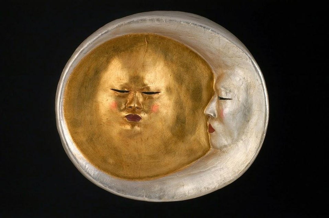 Venetian Mask,sun and Moon,venice Mask - Etsy