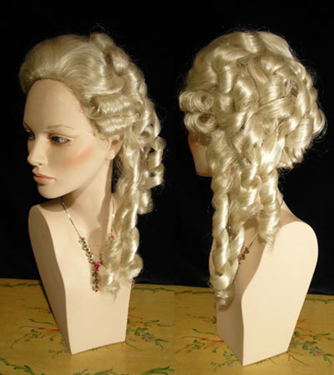 White Women Wig 1700 Style Dama Wig01 - Etsy