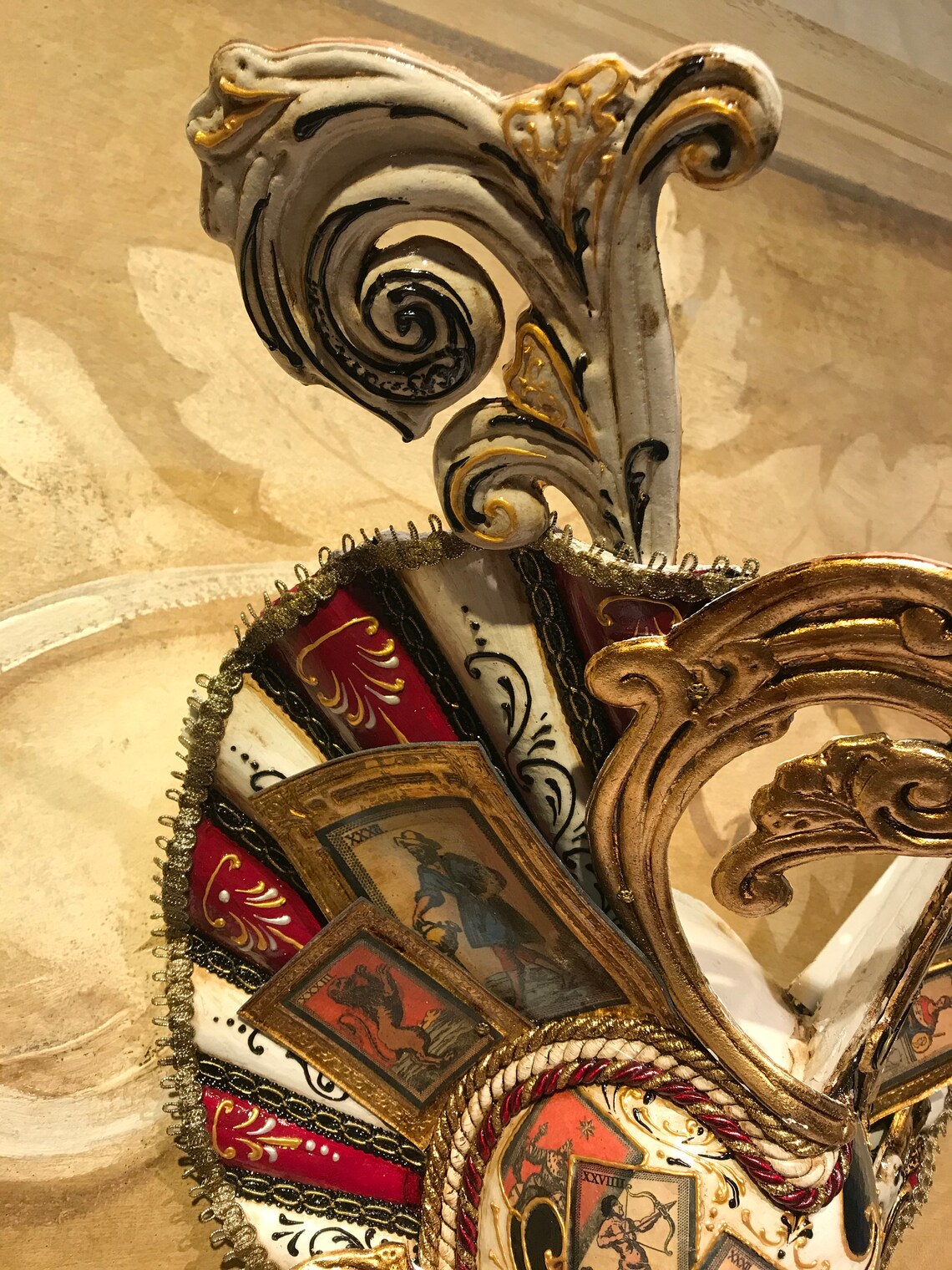 Venetian Mask,baroque Angel,original Mask - Etsy
