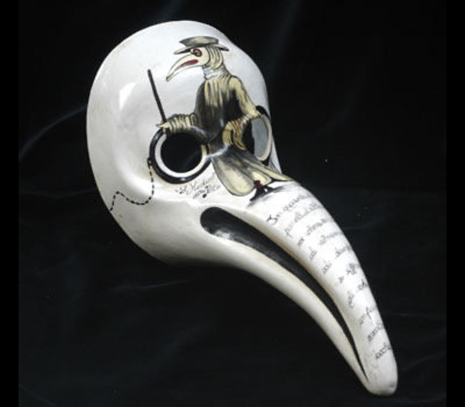 Venetian Mask,plague Doctor Hand Painted,venice Mask - Etsy