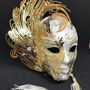 Venetian Mask for Decoration Cignetta Midi Fc01 - Etsy