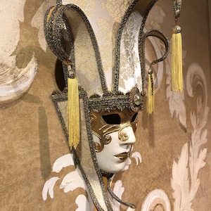 Venetian Mask,the Popess,original Mask - Etsy