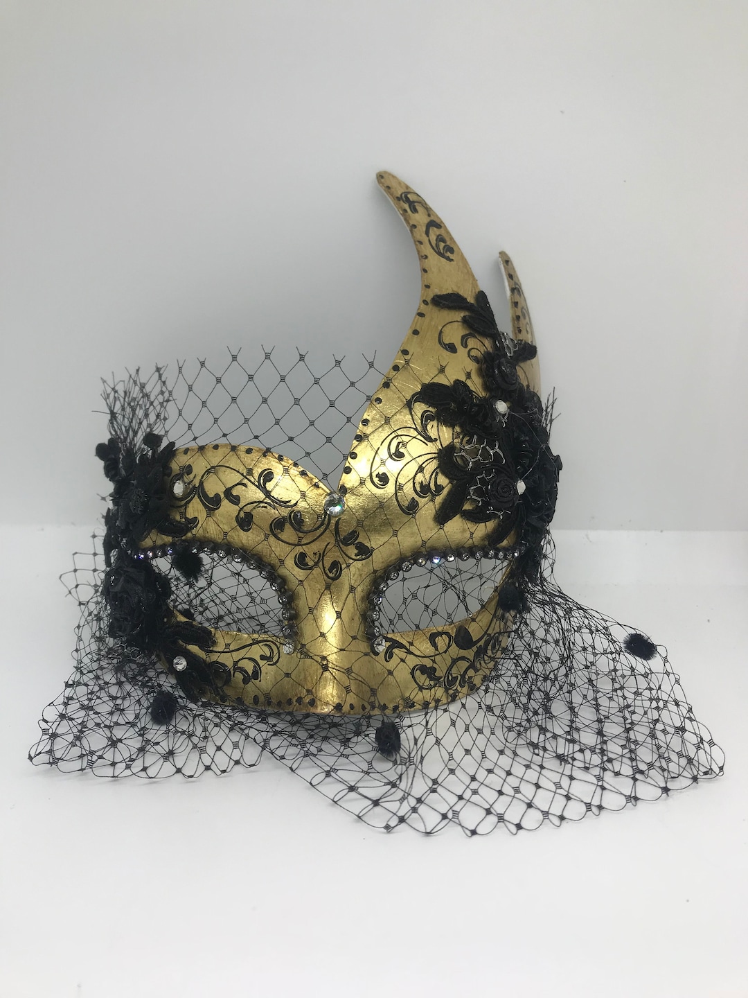 Venetian Mask,masquerade Mask for Women - - Eye Mask for Women - Wing ...