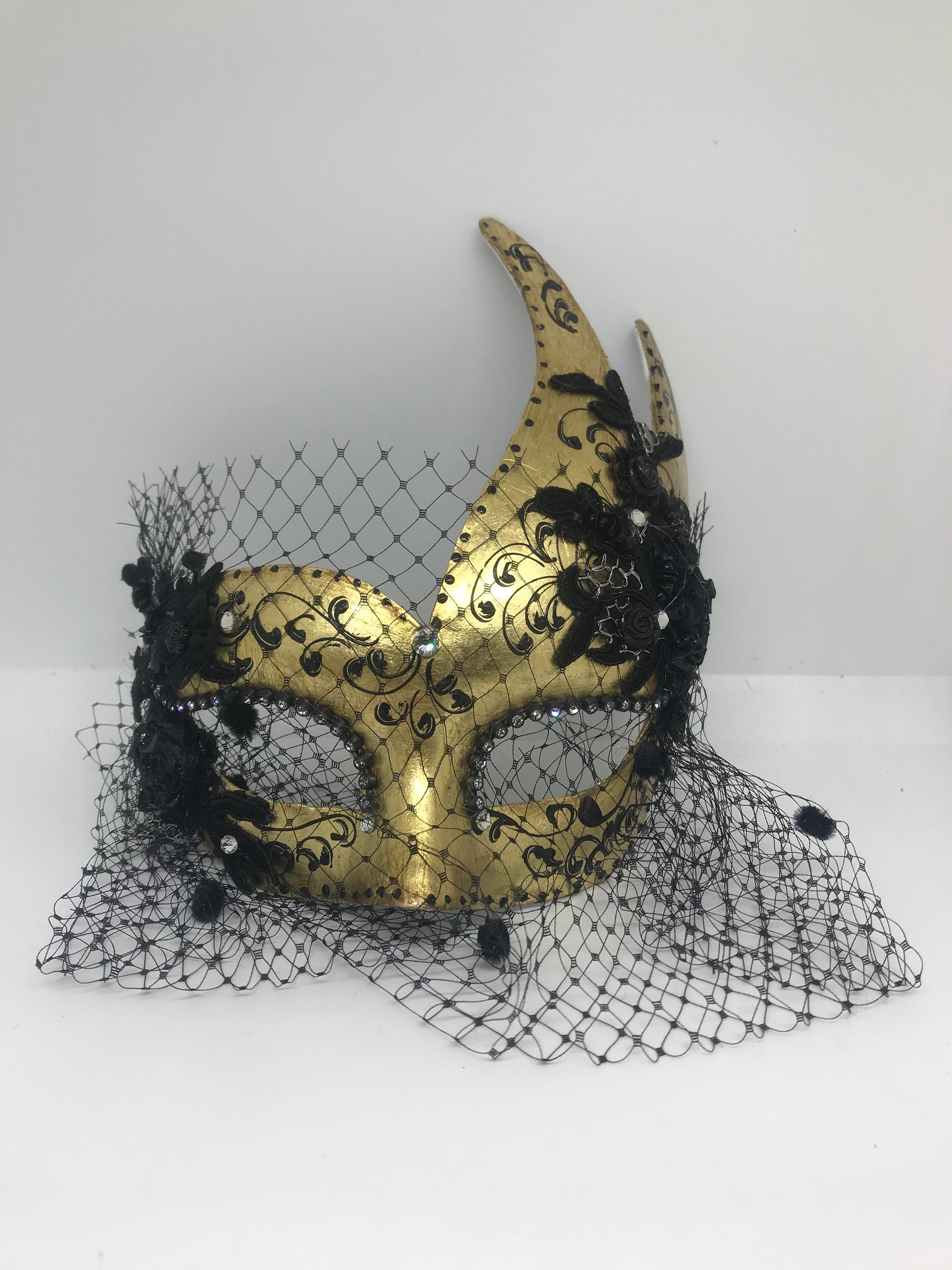 Venetian Maskmasquerade Mask for Women Eye Mask for Women - Etsy