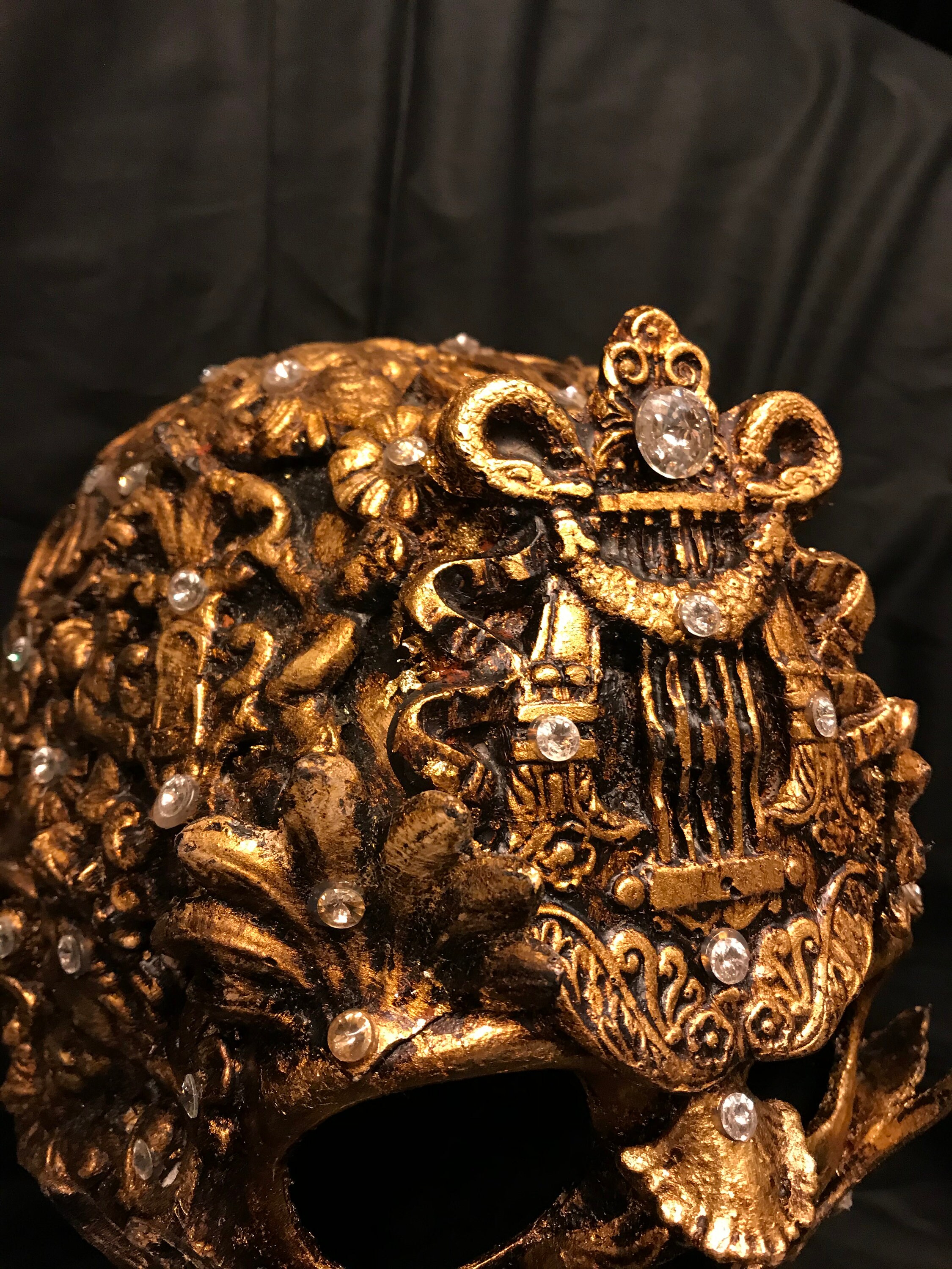 Venetian MaskSkull Baroque MaskOriginal Venice Mask | Etsy