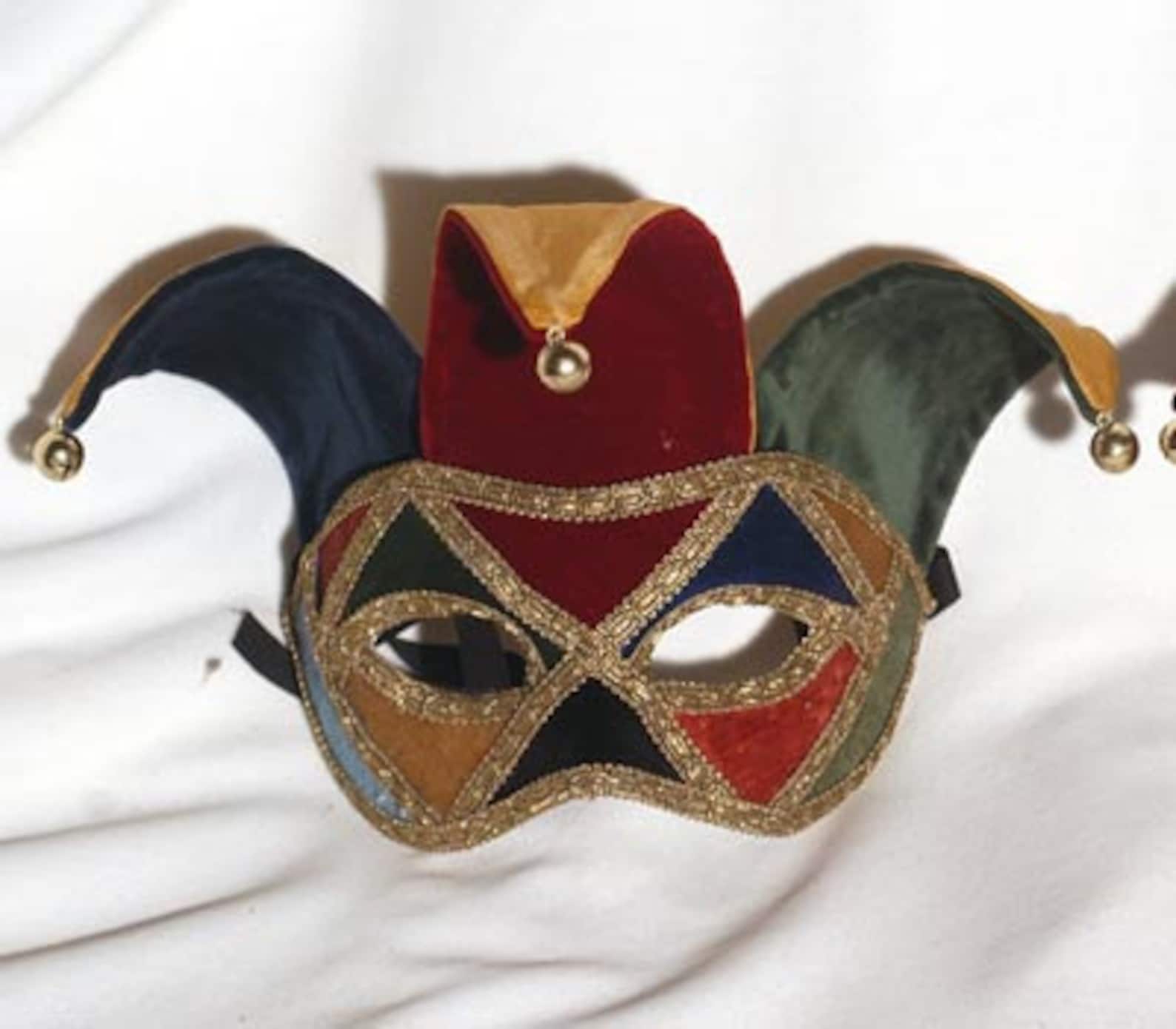 Joker Eye Mask, Jester Mask, Masquerade Mask for Men and Women ...