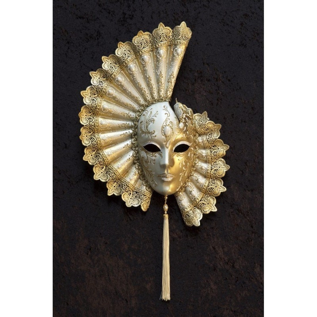 Venetian Mask,fan At2,original Mask - Etsy