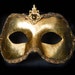 Traditional Venetian EYE Mask White Black Silver or Gold - Etsy