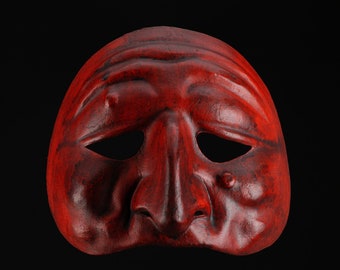 Pulcinella Mask - Etsy