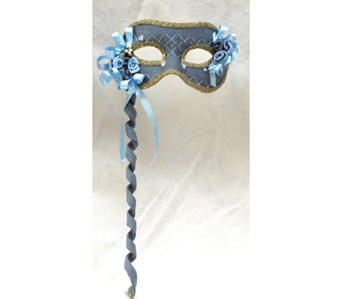 Masquerade Masks lady for Woman Mask With Handle - Etsy
