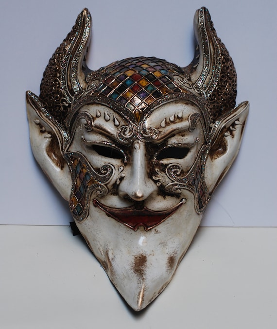 Masquerade Mask the Devil Venetian Mask Devil - Etsy