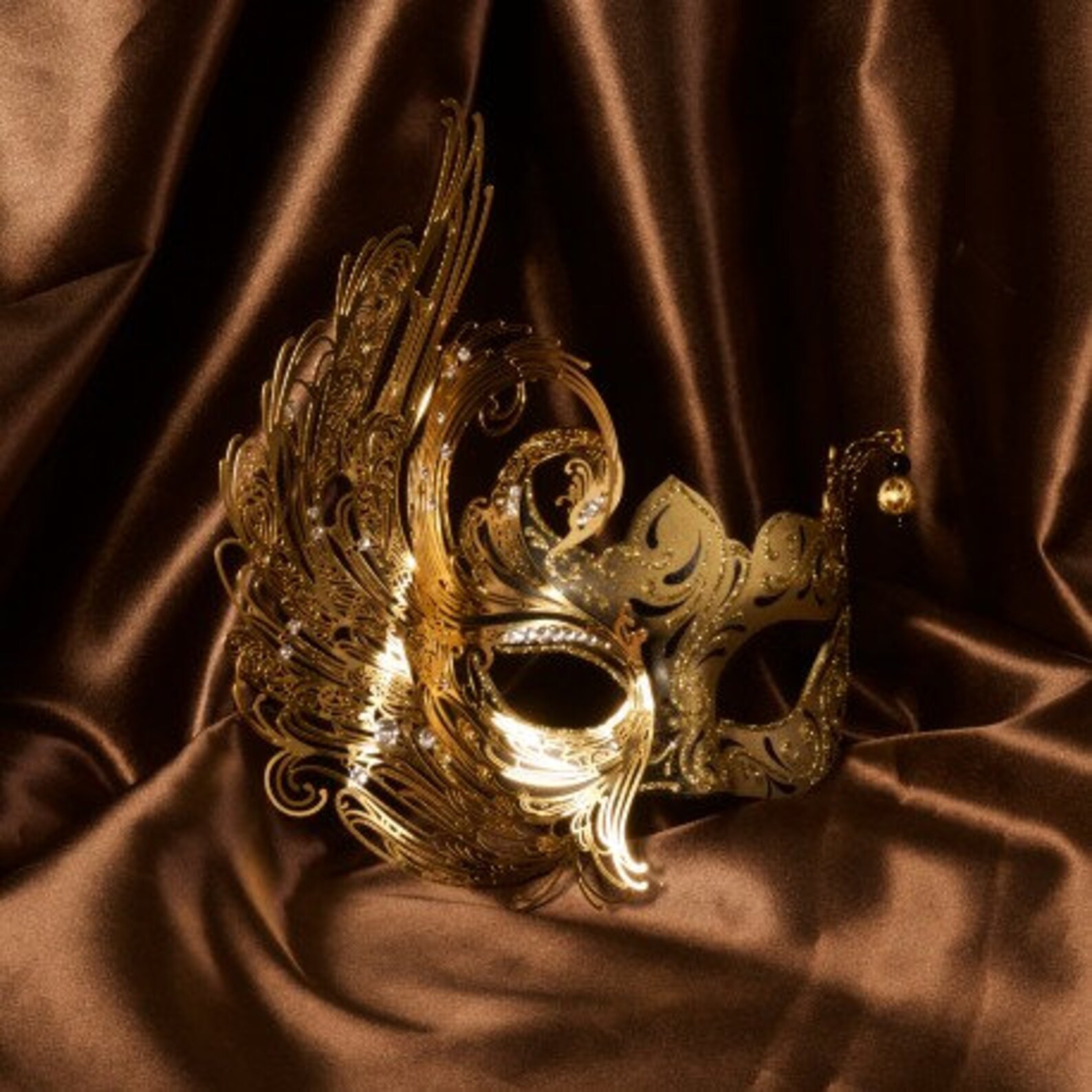 Colombina Cignetta Venetian Mask Masquerade Mask for Women | Etsy