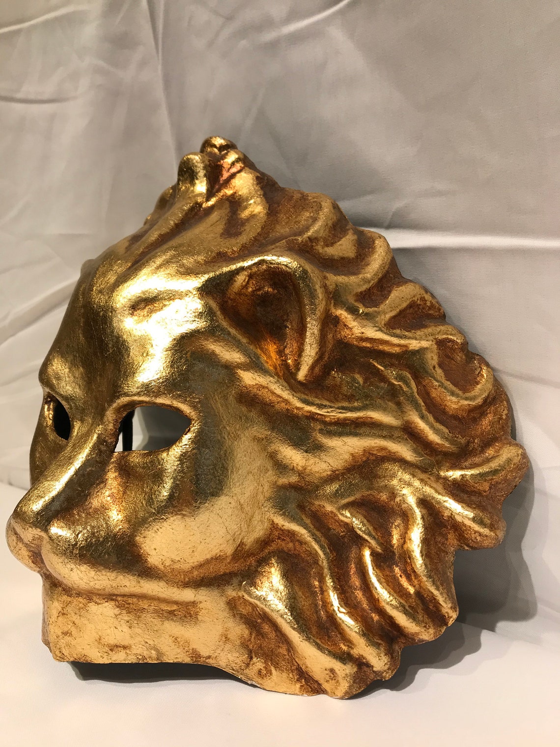 Venetian Masklion Mask Gold Leaf - Etsy