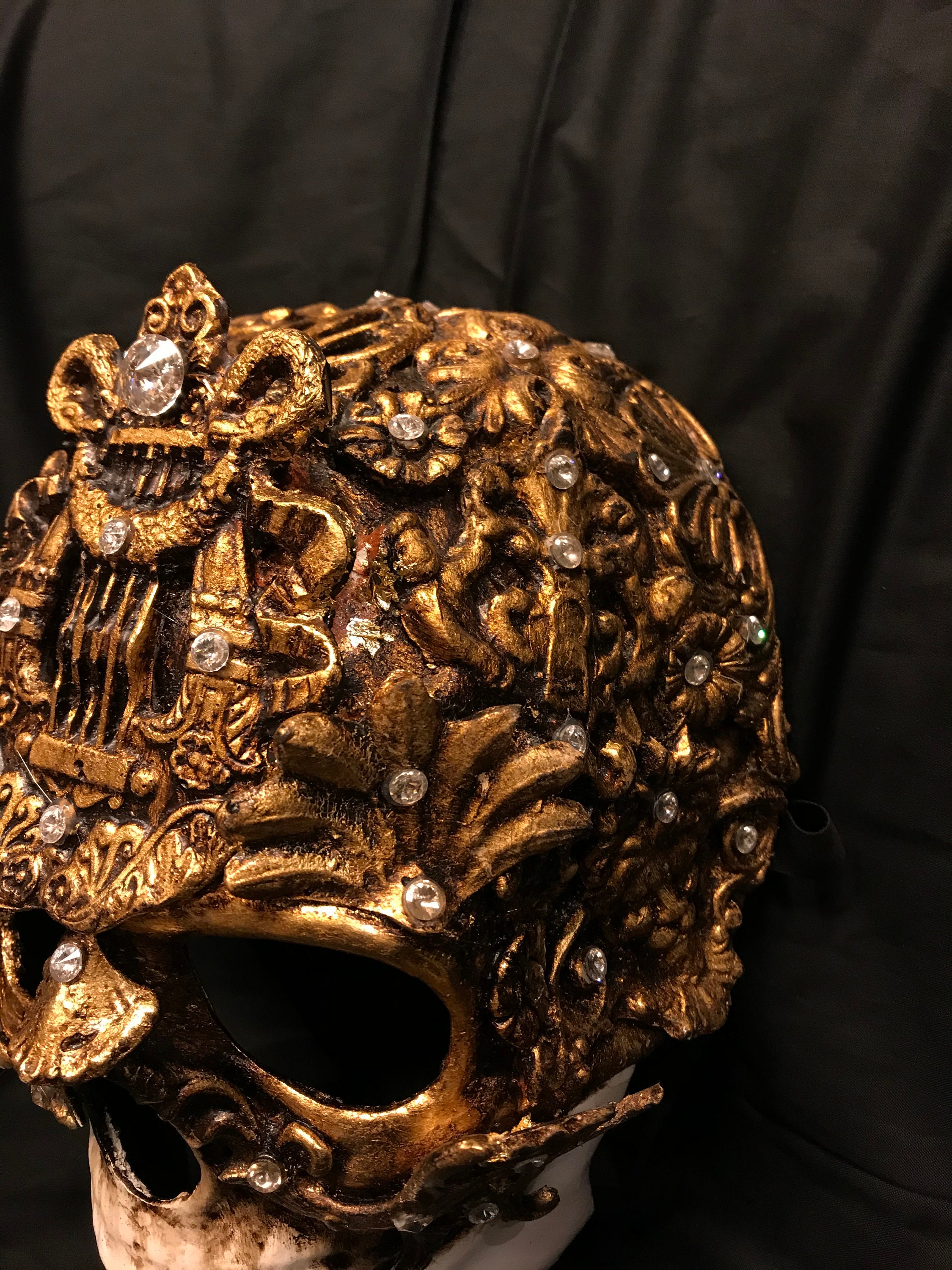 Venetian MaskSkull Baroque MaskOriginal Venice Mask | Etsy