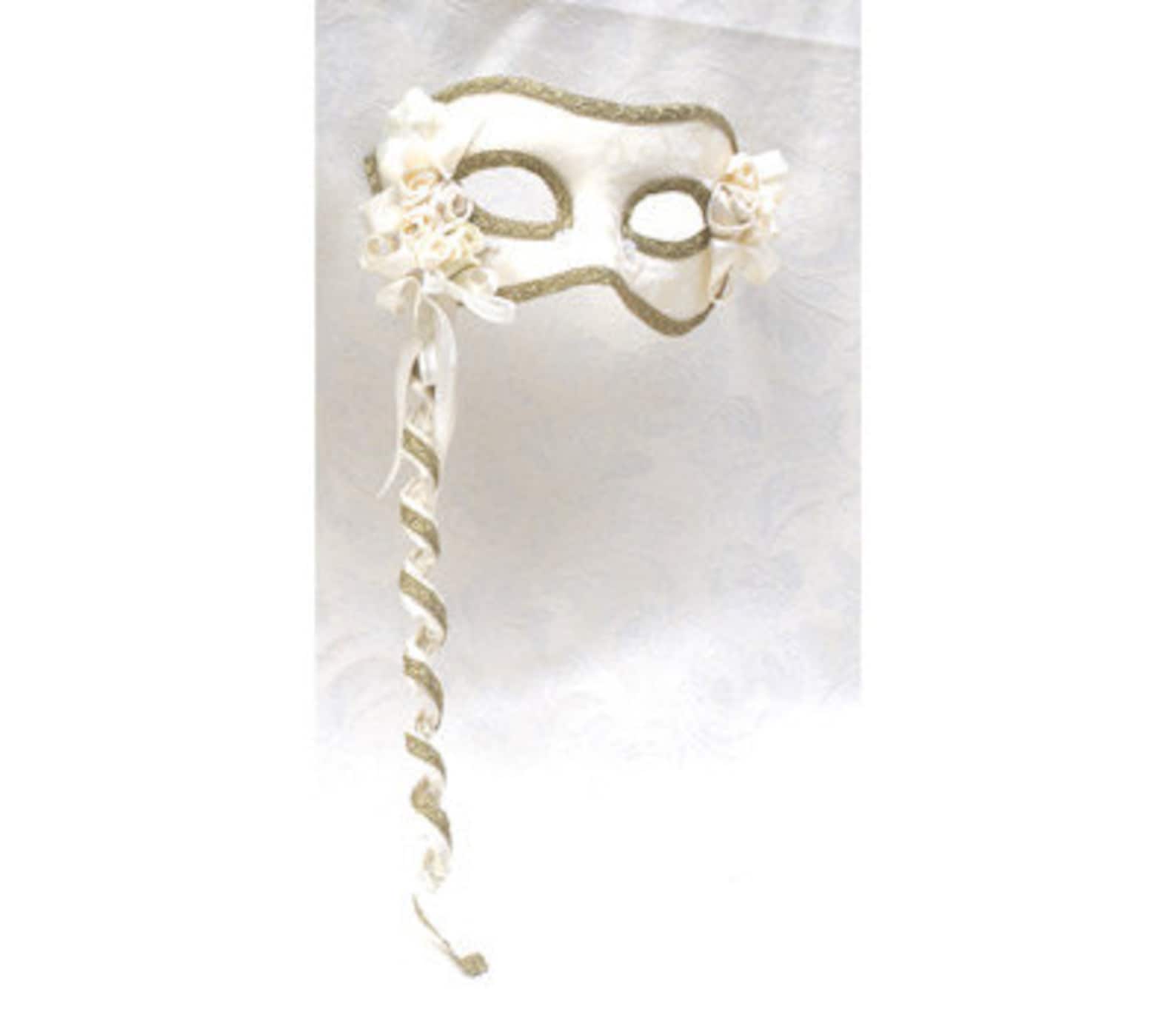 Masquerade Masks lady for Woman Mask With Handle - Etsy