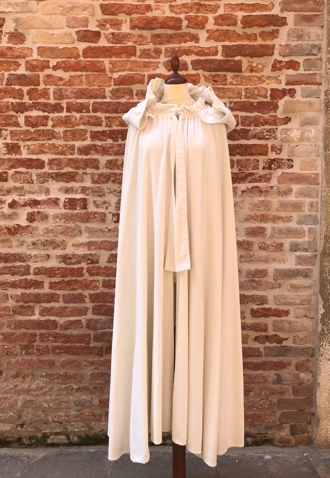 White Velvet Cape,original Hand Made in Italy - Etsy