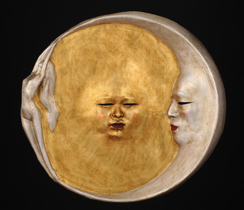 Venetian Mask,sun and Moon,venice Mask - Etsy
