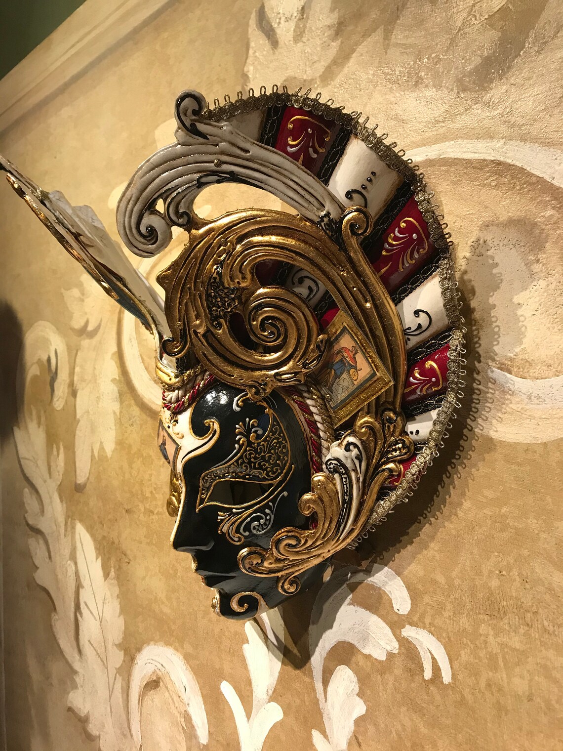 Venetian Mask,baroque Angel,original Mask - Etsy