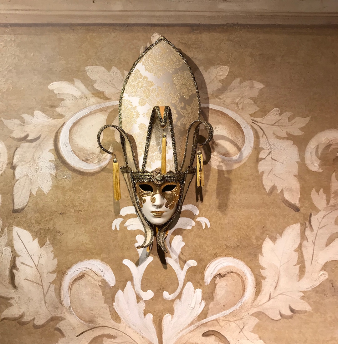 Venetian Mask,the Popess,original Mask - Etsy