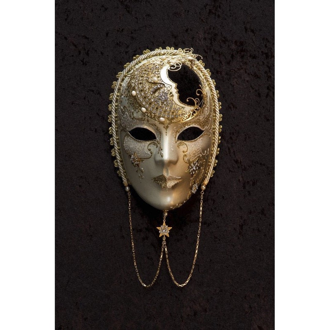 Venetian Mask,lady Moon,original Mask - Etsy