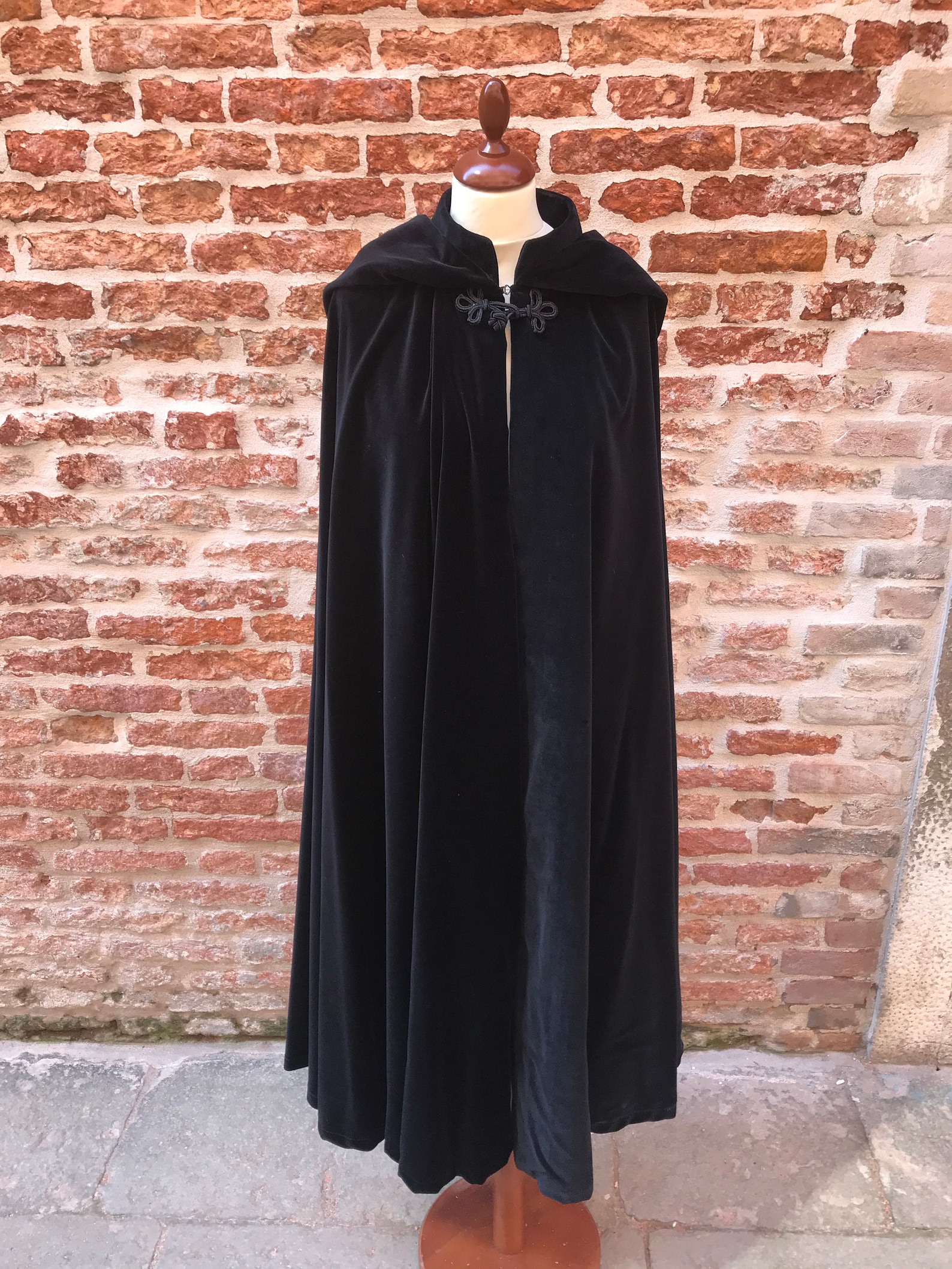 Mantello in Velluto Nero,mantello per Donna Con Cappuccio - Etsy