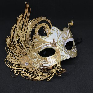 Colombina Cignetta Venetian Mask, Masquerade Mask for Women, Women ...