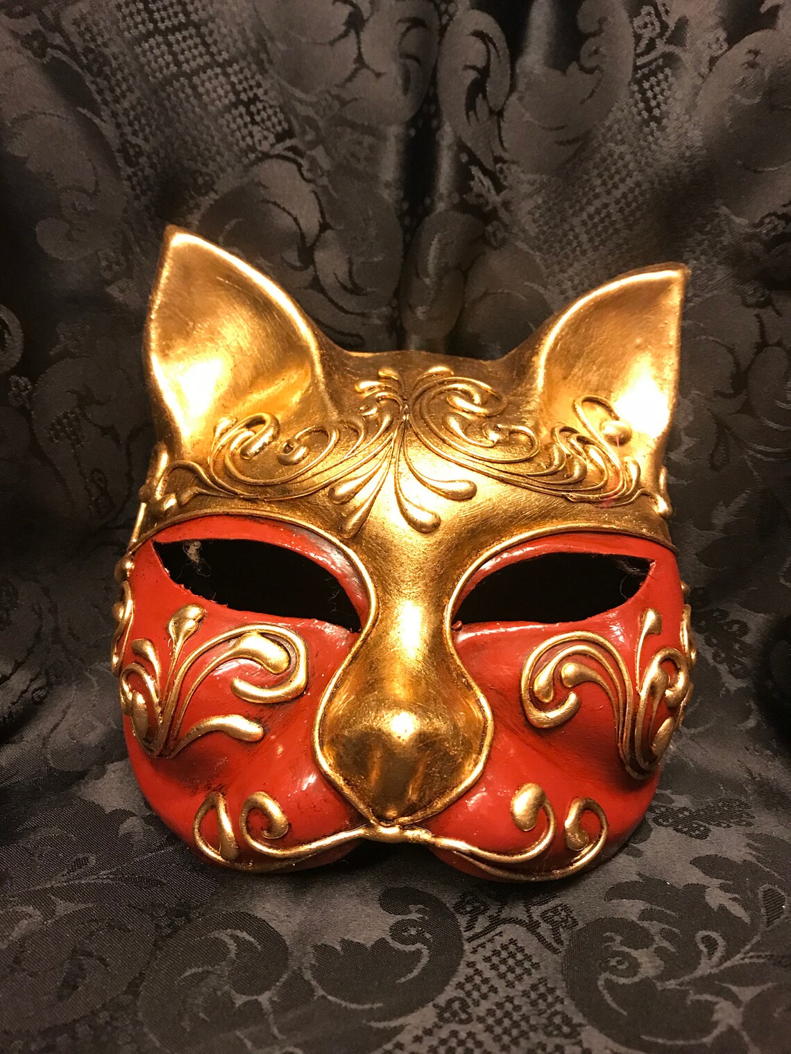 Venetian Mask Cat Mask Traditional of Venice - Etsy