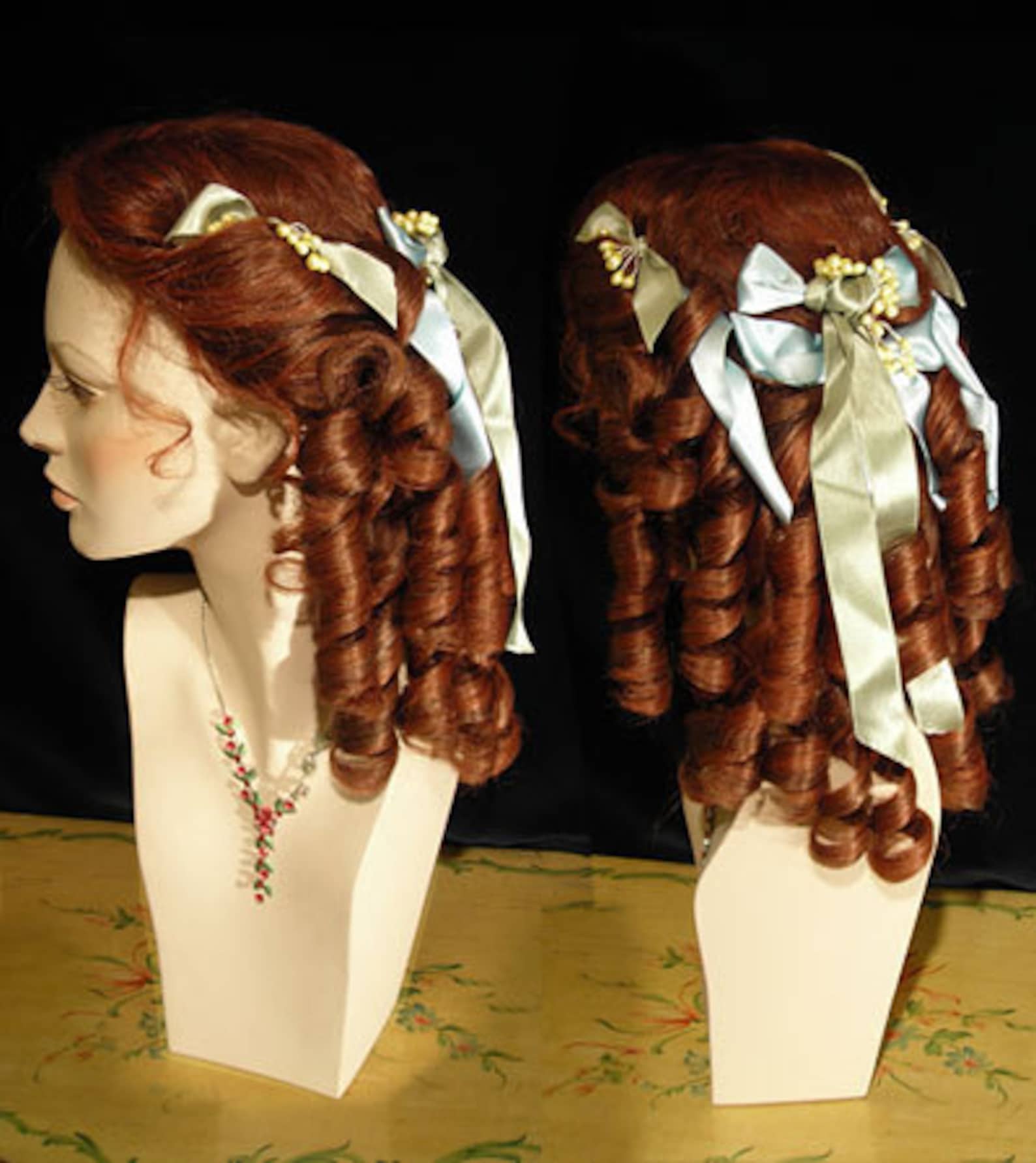 Parrucca Da Donna in Stile 1800 DAMA CASTANO - Wig02 - Etsy Canada