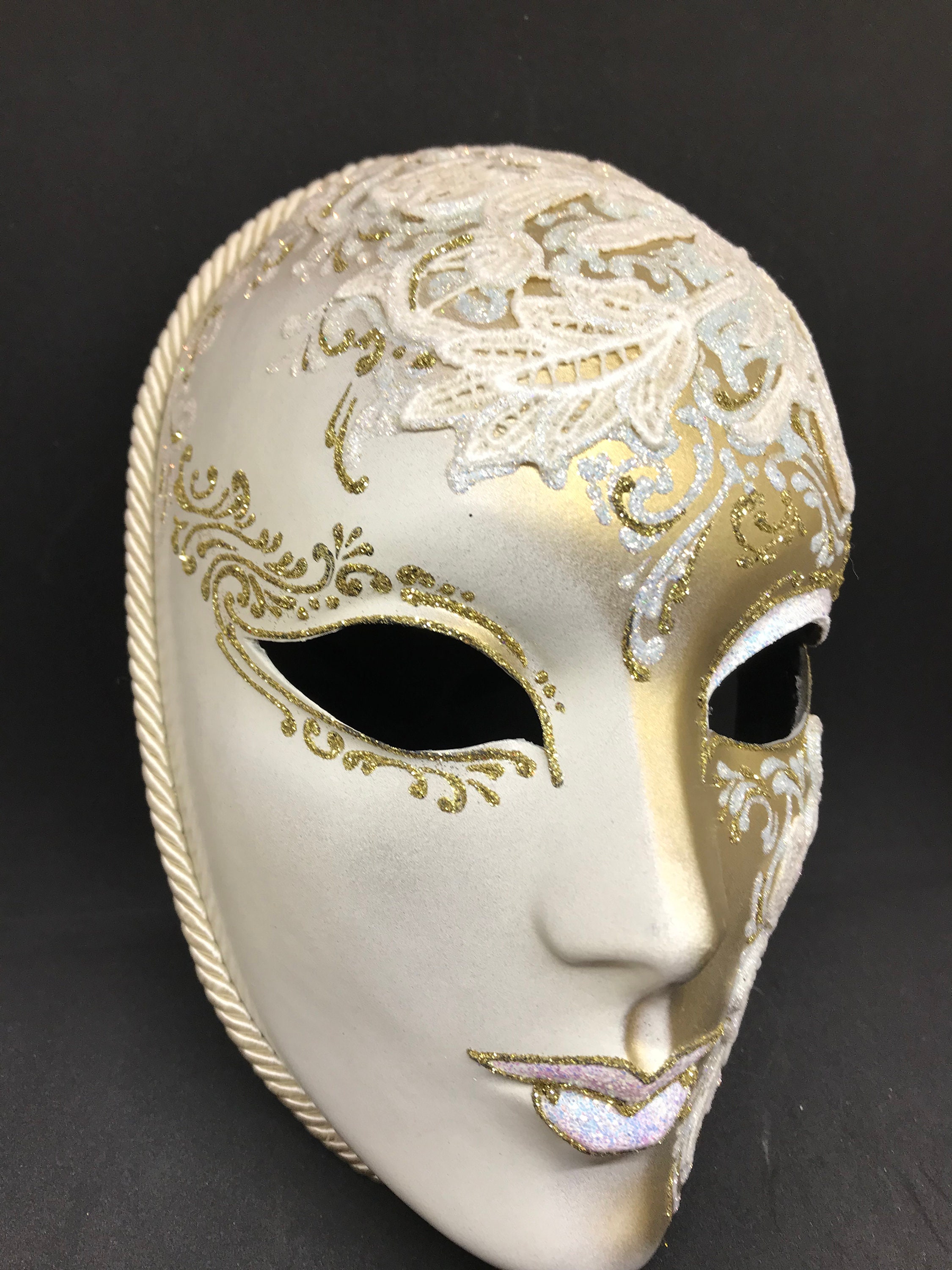 Volto Intarsio Fc11 Venetian Mask - Etsy