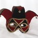 Joker Eye Mask Jester Mask Masquerade Mask for Men and - Etsy