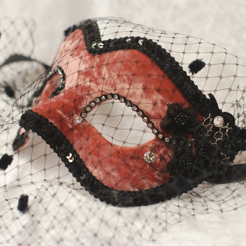 Colombina Venetian Mask - Etsy
