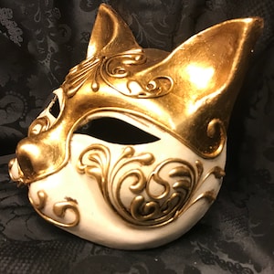 Venetian Mask, Cat Mask Traditional of Venice - Etsy