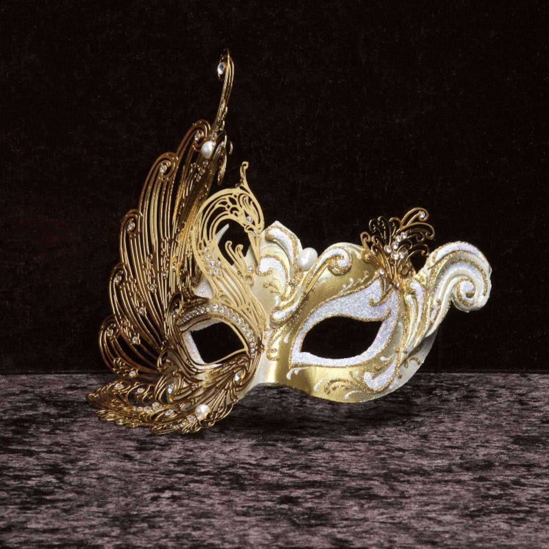 Venetian Mask,swan Mask,original Mask - Etsy