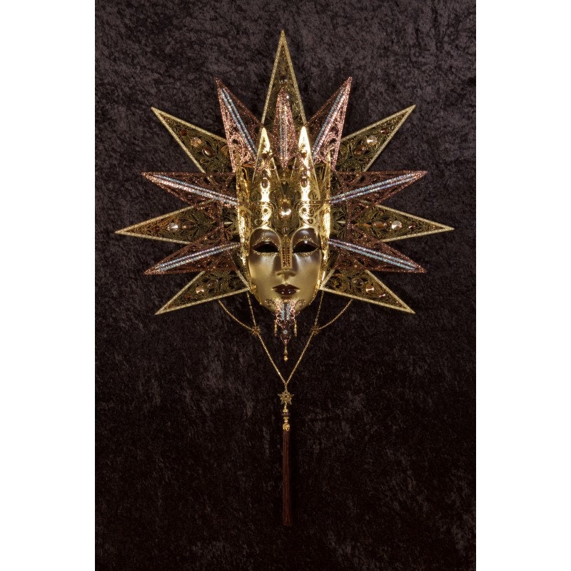 Venetian Maskthe Sun Kingoriginal Venice Mask | Etsy