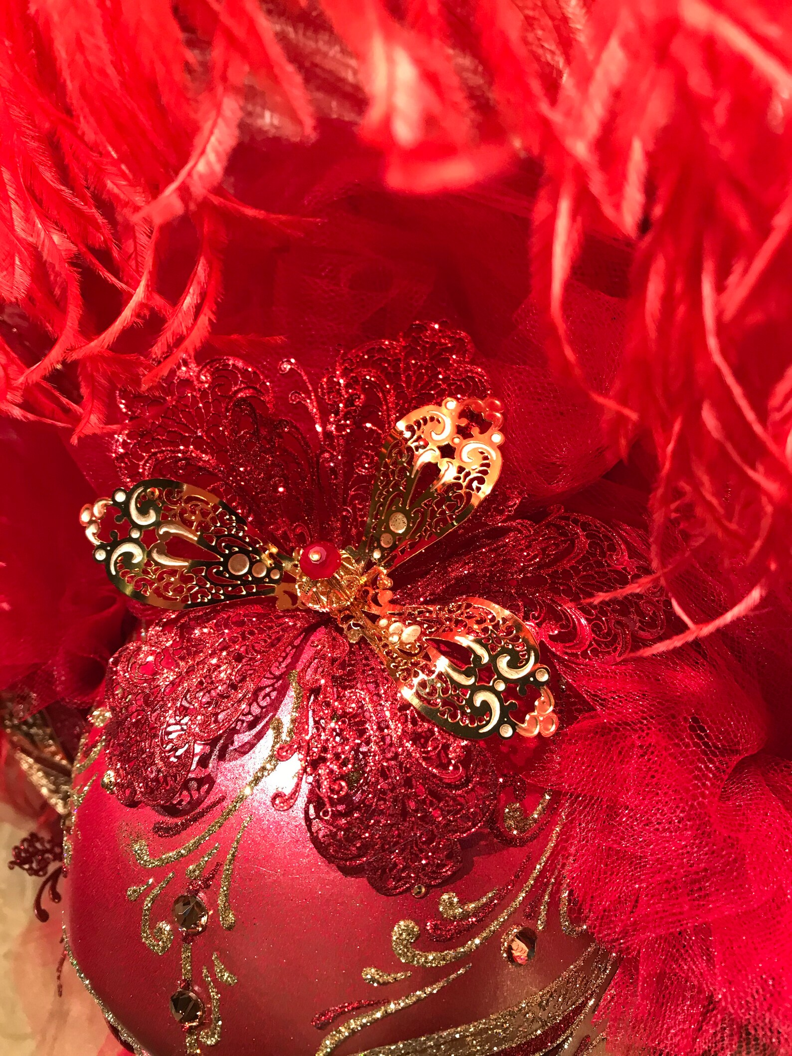 Venetian Maskdame Rougevenice Mask | Etsy