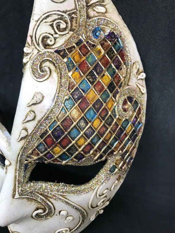 Harlequin Half Mask
