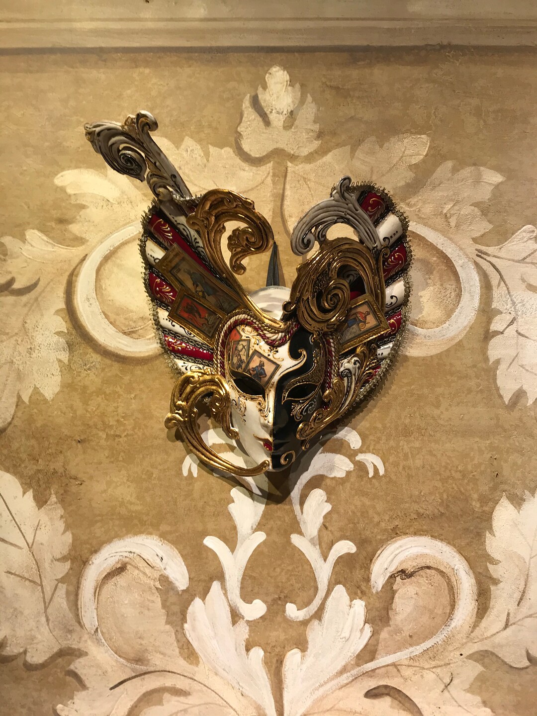 Venetian Mask,baroque Angel,original Mask - Etsy