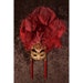 Venetian Mask Ostrich Feather Maskoriginal Mask - Etsy